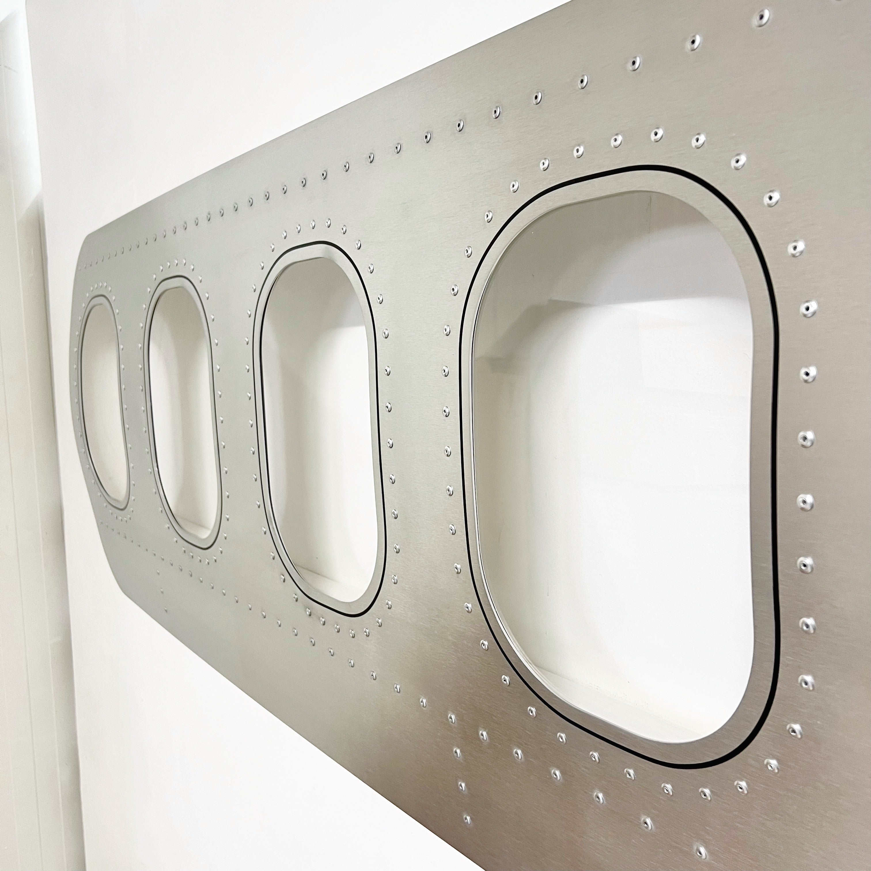4-Piece Aircraft Window Wall Art | Aviation-Inspired Furniture & Gift ...